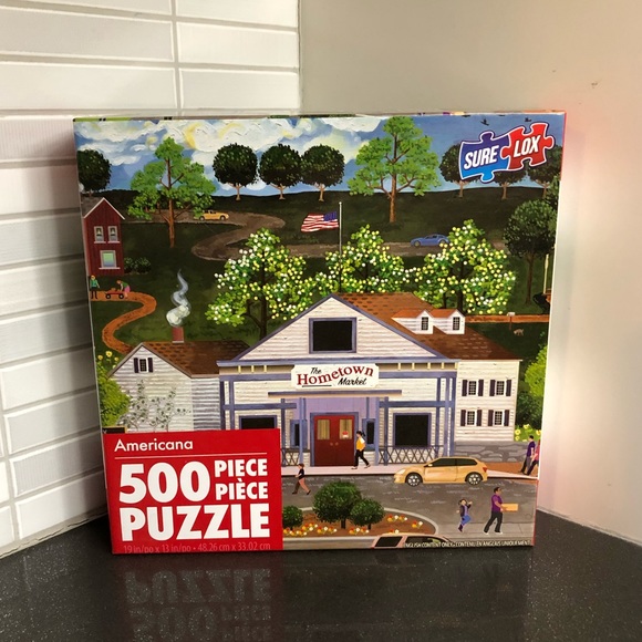 Sure-Lox | Games | 50 Piece Surelox Americana Puzzle | Poshmark